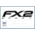 Amazon.com: Decal Mods FX2 Sport Decals Truck Stickers Black for Ford ...