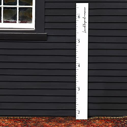 HEADWATERS STUDIO Boho Farmhouse Wooden Ruler Growth Chart for Kids ...