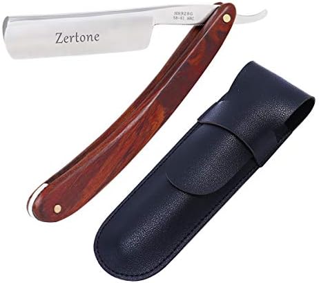 Zertone Straight Razor Natural Wood Scale - Straight Edge Razor Sharp ...