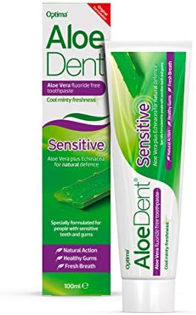 AloeDent, Sensitive Aloe Vera Toothpaste Fluoride Free, Natural Action ...
