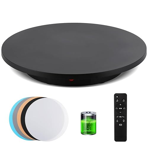Flyrivergo Photography Turntable 16.5inch/220lbs, Powered USB Power ...