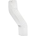 Gutter Downspout OFFSET White (Gloss) Aluminum gutter downspout elbow ...