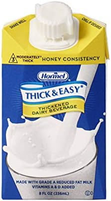 Thick & Easy Dairy Thickened Beverage 8 oz. Carton Milk Flavor Ready to ...