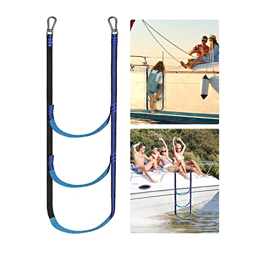 Mua Fabflame 3 Step Boat Rope Ladder,Boat Ladder Extension, Portable ...