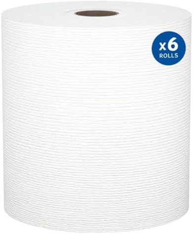 Kleenex Scott 50606 Essential Plus Hard Roll Towels 8 x 600 ft, 1 3/4 ...