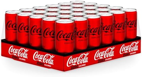Coca Cola Zero Carbonated Soft Drink, Cans, 30 x 245ml price in Saudi ...