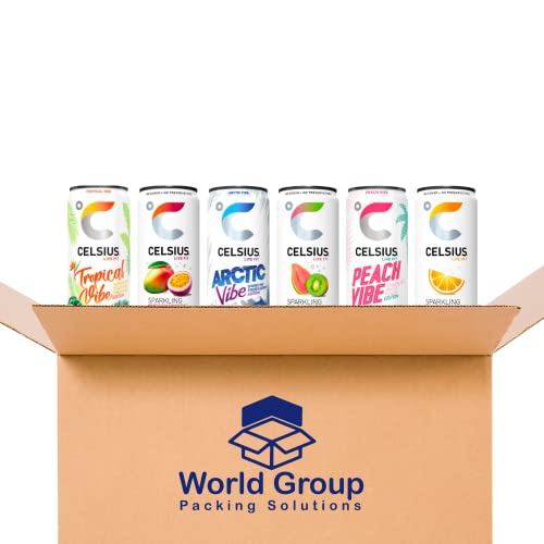 CELSIUS Energy Drink - (Pack of 6) - Slim Cans, Variety Pack Assorted ...