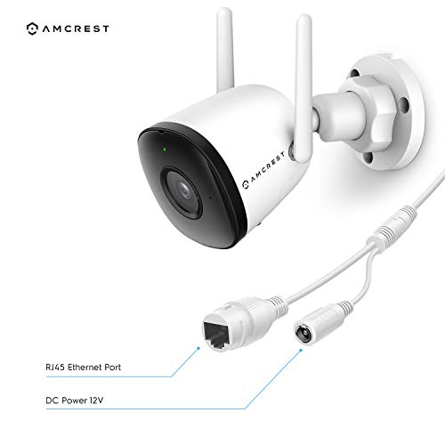 Amcrest SmartHome 4MP Outdoor WiFi Camera Bullet 4MP Outdoor Security ...