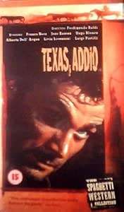 Amazon.com: Goodbye Texas [VHS] : Franco Nero, Alberto Dell'Acqua ...