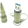 Amazon.com: WooTeck 128GB Metal Shining 3D Bronze Bullet USB 3.0 Flash ...