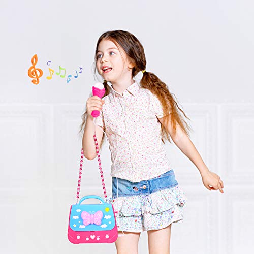Kids Karaoke Machine, Girls Karaoke Machine Toys Music Player with ...