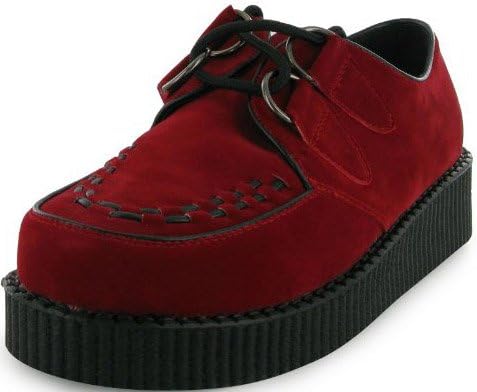 Deep Red Creepers Size UK3: Amazon.co.uk: Shoes & Bags