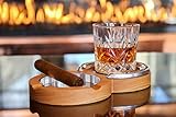 Kentucky Double Cigar Ashtray and Whiskey Coaster