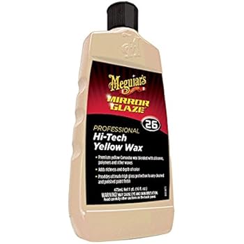 Amazon.com: Meguiar'S Hi- Tech Yellow Wax (No. 26) Mirror Glaze 16 Fl ...