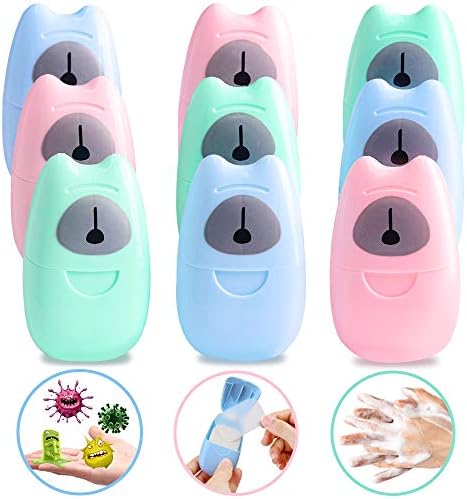 arscniek Paper Soap Sheets 9 Boxes (450 Sheets) Portable Travel Paper ...