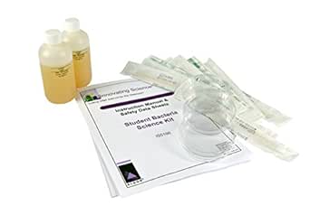Student Bacteria Test Kit - 400mL of Agar and Supplies for Testing Body ...