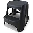 Banco Banqueta Escada Step Multiuso Plástico 2 Degraus Preto 25616 Arqplast | Amazon.com.br