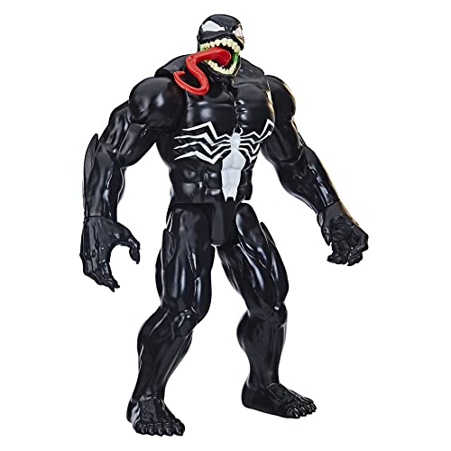 Marvel Titan Hero Series Deluxe Venom Toy 12-Inch-Scale Collectible ...