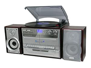 Lenoxx Home Entertainment System with turntable, Cassette player , USB ...