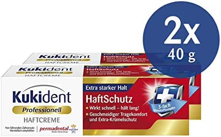 Amazon.com: Kukident Extra Strong Denture Adhesive Cream 1.41 Oz ...