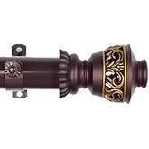 Amazon.com: A&F Rod Decor - Majestic Curtain Rod Set 165-215 inch, 1.5 ...