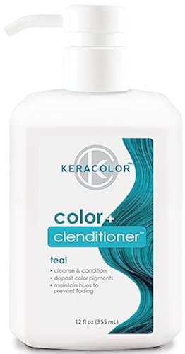 Keracolor Clenditioner TEAL Hair Dye - Semi Permanent Hair Color ...