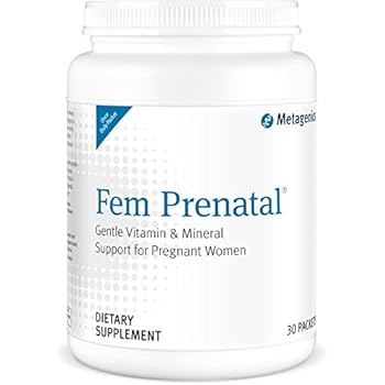 Amazon.com: Metagenics Fem Prenatal Packets, 30 Count: Health ...