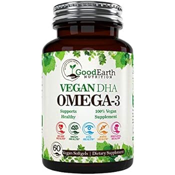 Amazon.com: Vegan Omega 3 - Potent Plant Based Algal DHA derived from Marine Algae - Better than ...