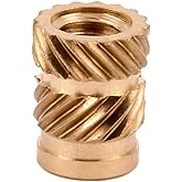 Amazon.com: E-Z LOK Threaded Insert for Plastic Flush Brass Thread Inserts M3-0.5 Pack of 50 ...