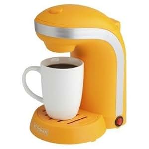Amazon.com: Kitchen Selectives Color Single Serve Coffee Maker - Orange ...