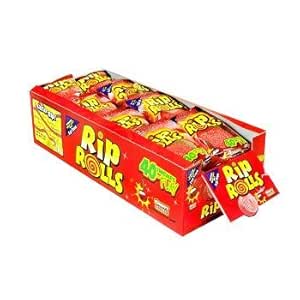 Amazon.com: Rip Rolls 24 Count Cherry