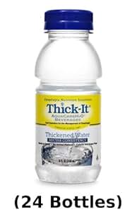 Thick-It AquaCare H2O: Pre-Thickened Water, Nectar-thick liquid, (1 ...