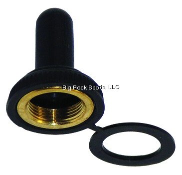 Invincible Marine Toggle Switch Rubber Boot (Black) - MasterBasser
