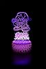 FNF Friday Night Lights,3D Illusion Table Lamp with Remote Control, 16 ...