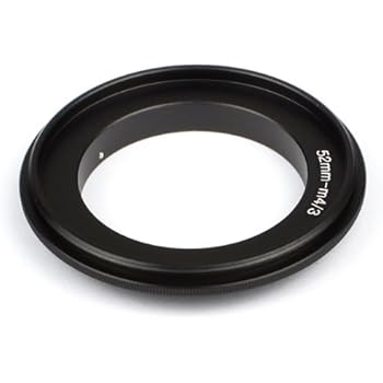 Amazon.com : Fotodiox 52mm Filter Thread Macro Reverse Mount Adapter ...