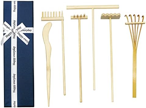 Mini Zen Garden Rake Kit - Meditation Sand Garden Zen Rake Tools - DIY ...