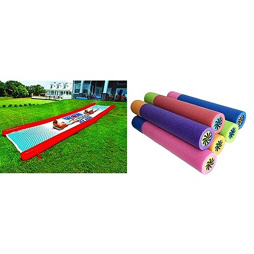 WOW Sports Super Slide Giant Backyard Slip and Slide with Sprinkler ...