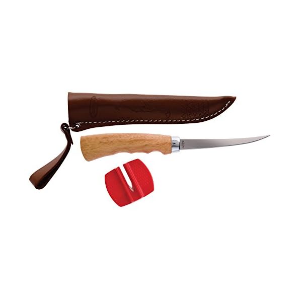 Berkley 4-Inch Fillet Knife with Sheath Sharpener - MasterBasser