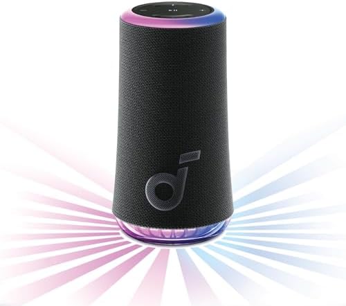 soundcore Glow Portable Speaker with 30W 360° Sound, Synchronized ...