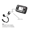 Runleader Digital Hour Meter RPM Meter with Alligator Clip Pick-up for ...