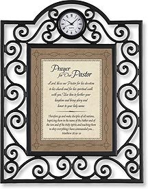 Amazon.com: Prayer for Our Pastor Matthew:-Table Clock Framed Table ...