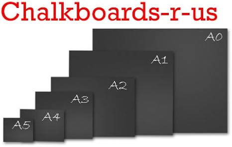 CHALKBOARD BLACKBOARD FOR USE WITH LIQUID CHALK PENS AND TRADITIONAL ...