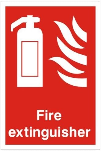 Fire Extinguisher’ Sign 200×300 Rigid Plastic – BigaMart