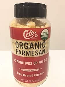 Cello Organic Parmesan Cheese 18oz: Amazon.com: Grocery & Gourmet Food