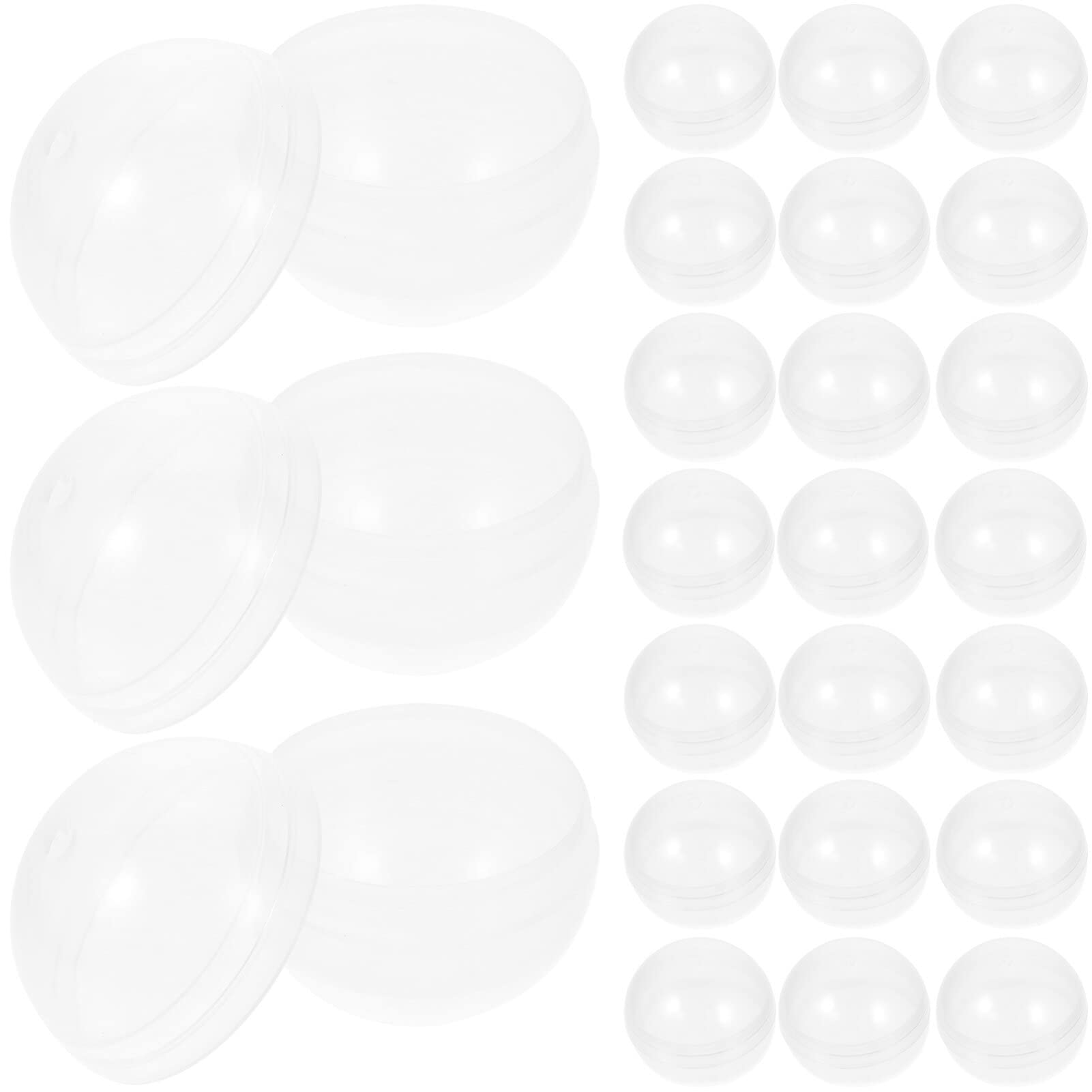 Mua DECHOUS 50Pcs Clear Round Capsules, 45mm Vending Machines Capsules ...