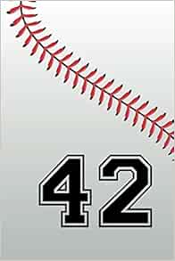 Amazon.com: 42 Journal: Number #42 Baseball Jersey Forty Two Notebook ...
