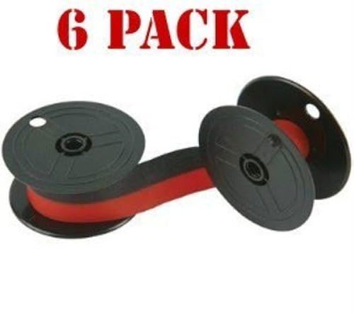 New Compatible Nukote BR80C Calculator Ribbon Black/Red (6-pack) For ...
