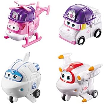 Amazon.com: Super Wings US720040G Transforming Toy Figures, Rescue ...