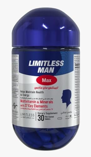 Limitless Man Max Dietary Supplement for Men | 30 Tablets price in ...