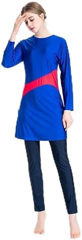 Muslim Swimsuits for Women 2 Pieces Fully Covered Swimwear Rash Guard ...